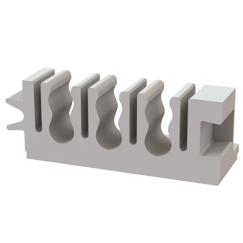 Buy Fiber Clips - 3-Slot, 6 Cables, 3mm, Adhesive Mount | Essentra ...