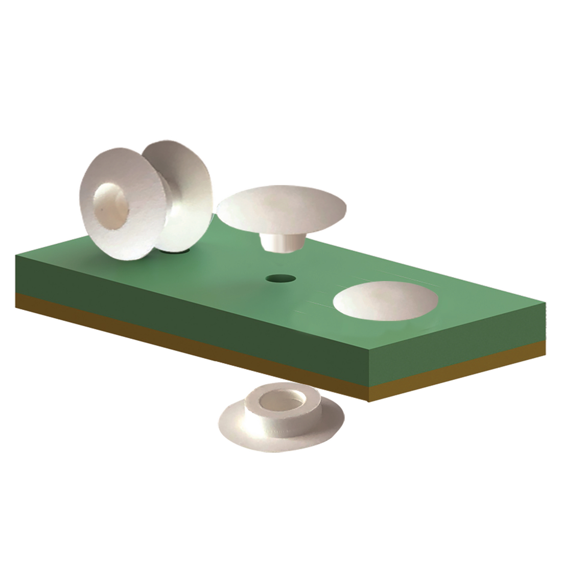 Buy Snap-Together Rivets - Male/Female Push | Essentra Components US