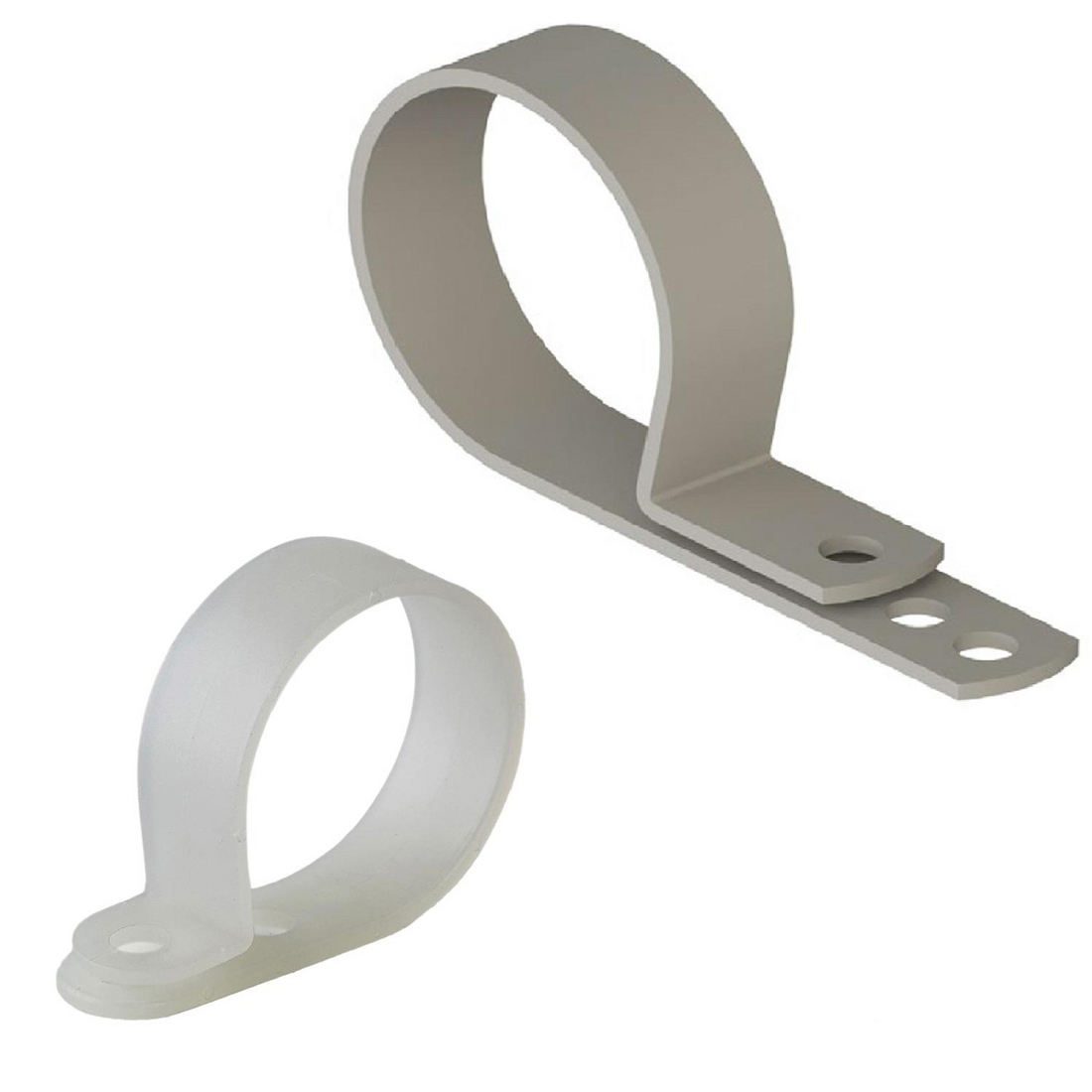 Buy Cable Clamps - Screw Mount, P-Style | N-9B-BK | Essentra Components US