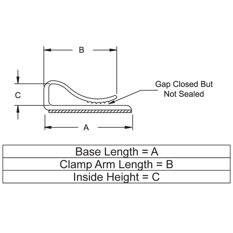 Buy Flat Cable Clip | CFCC-4-05A-RT | Essentra Components