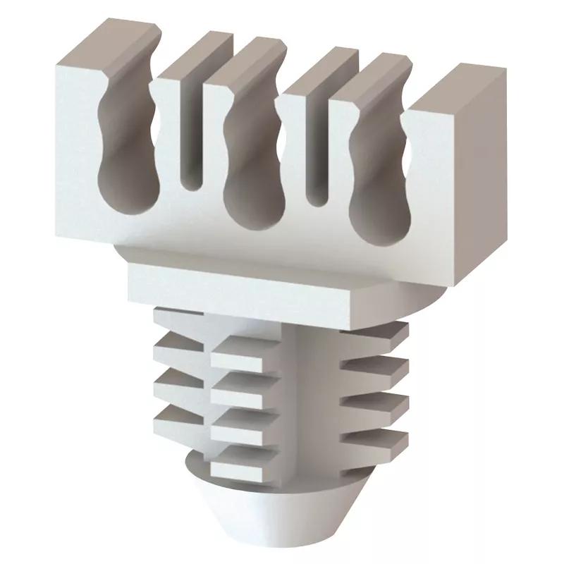 Buy Fiber Clips - 3- & 5-Slot, 6 & 9 Cables, 2mm, Snap-In | Essentra ...