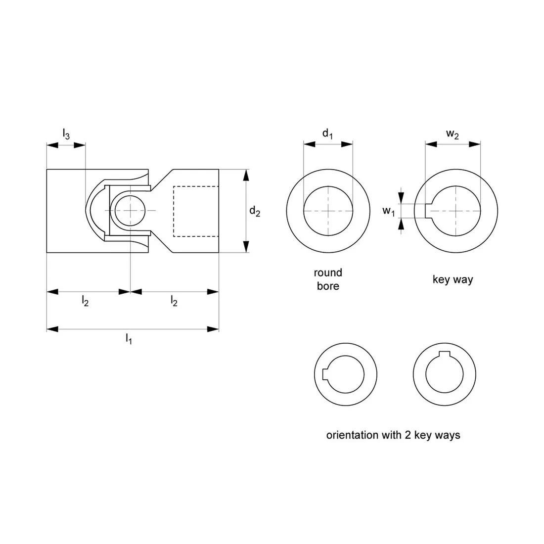 Order Single Universal Joints | Essentra Components
