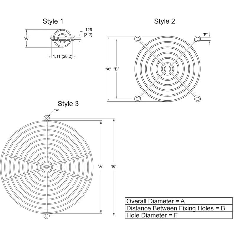 Buy Fan Guard | RCOFM-120 | Essentra Components