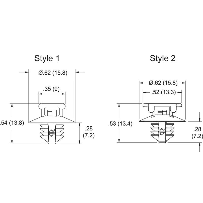 Buy Cable Tie Holder | FTH-36-01BK | Essentra Components