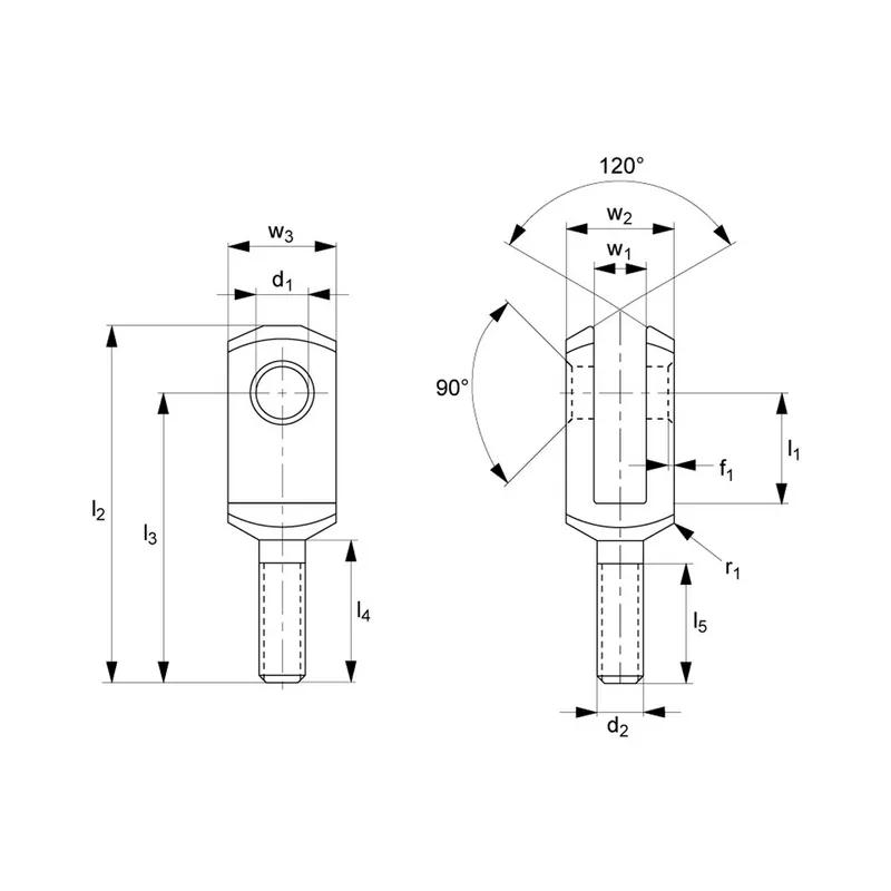 Order Male Clevis Joints | Essentra Components | Essentra Components