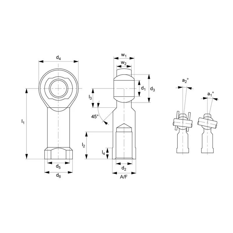 Buy Heavy Duty Rod End | 20264345 | Essentra Components