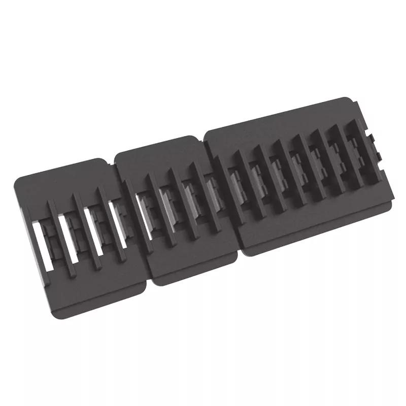 Buy Fiber Clips - 16-Slot - 3mm, 2mm | Essentra Components US