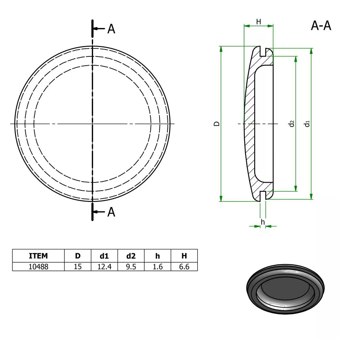 Buy Blanking Plug | 10488 | Essentra Components UK