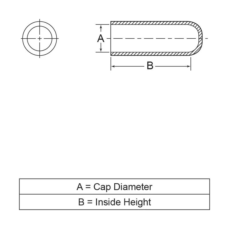 Buy Straight Cap | 499675 | Essentra Components AU