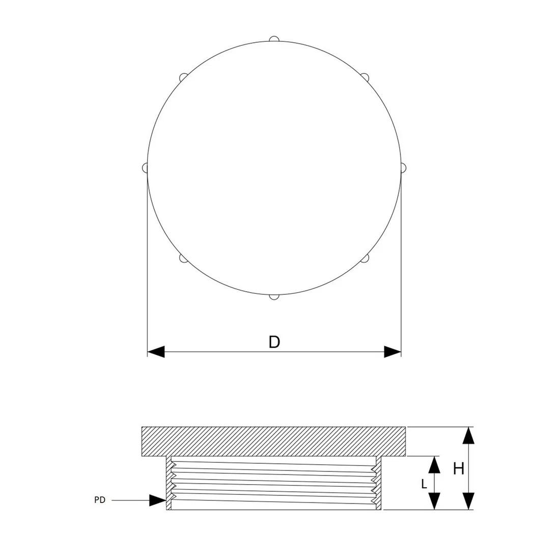 Buy Threaded Protection Plug | 10106 | Essentra Components UK
