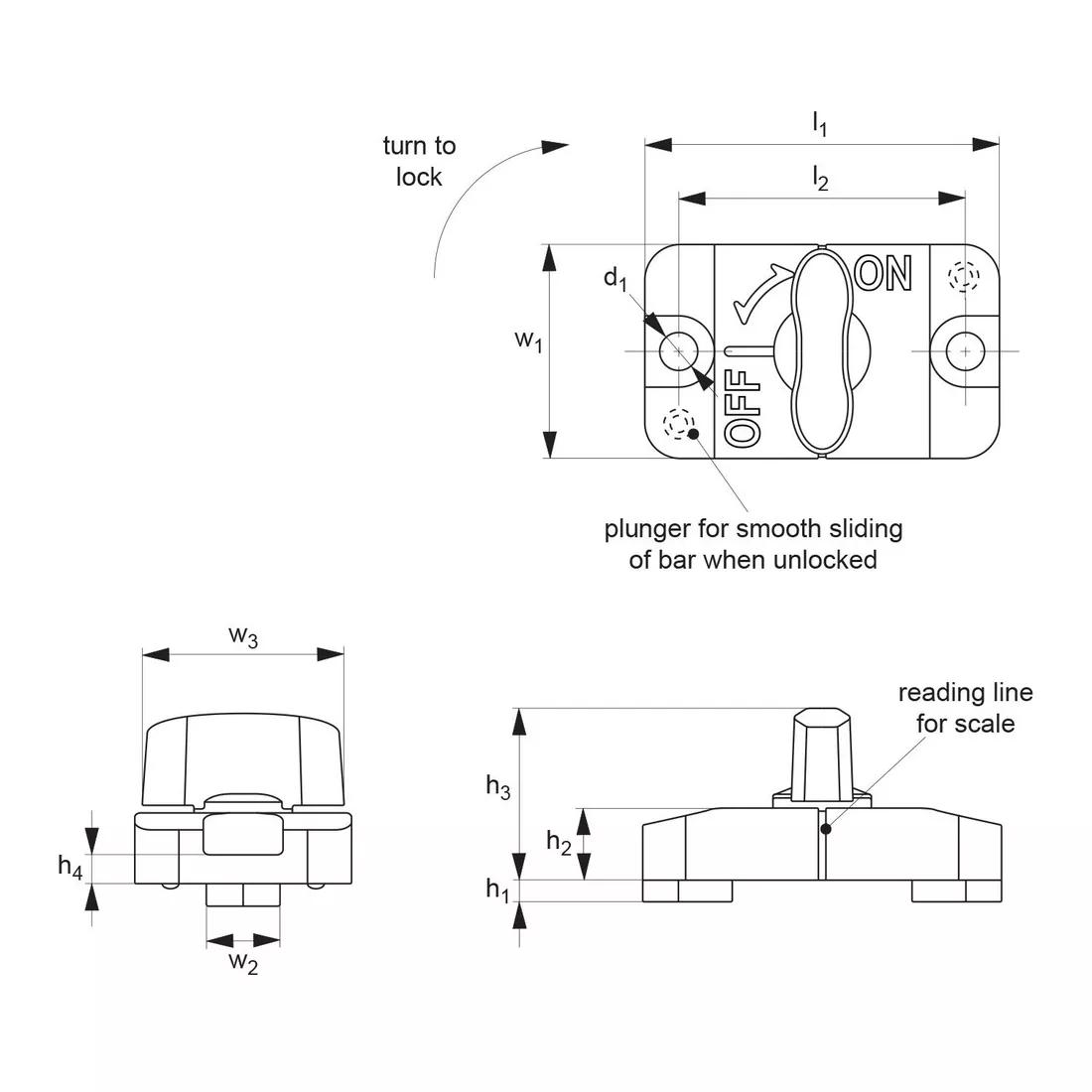 Buy Sliding Clamps - for Slotted Hole | Essentra Components